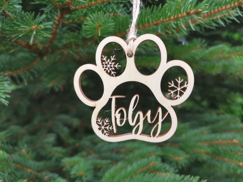 Personalized Dogs Christmas Ornament - Oriole Design